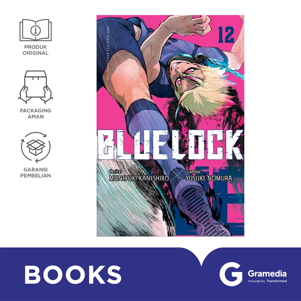 Comic Blue Lock 12 (Muneyuki Kaneshiro & Yusuke Nomura) | Shopee Malaysia