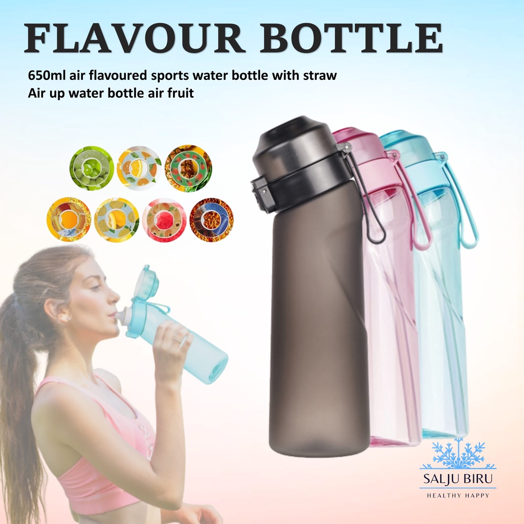 [FREE FLAVOUR][sold 300] Fragrance Water Bottle 650ml Fruity Taste No Sugar Botol Air Perisa Up ...