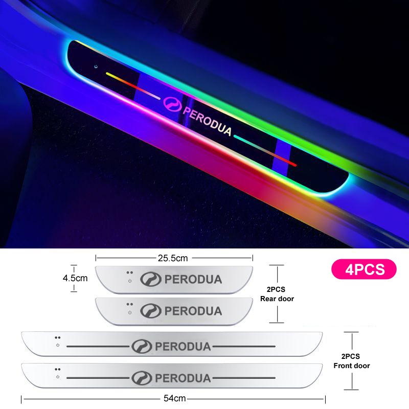 Car Door Sill Light Threshold Lamp Logo Projector Lamp Power Moving LED ...