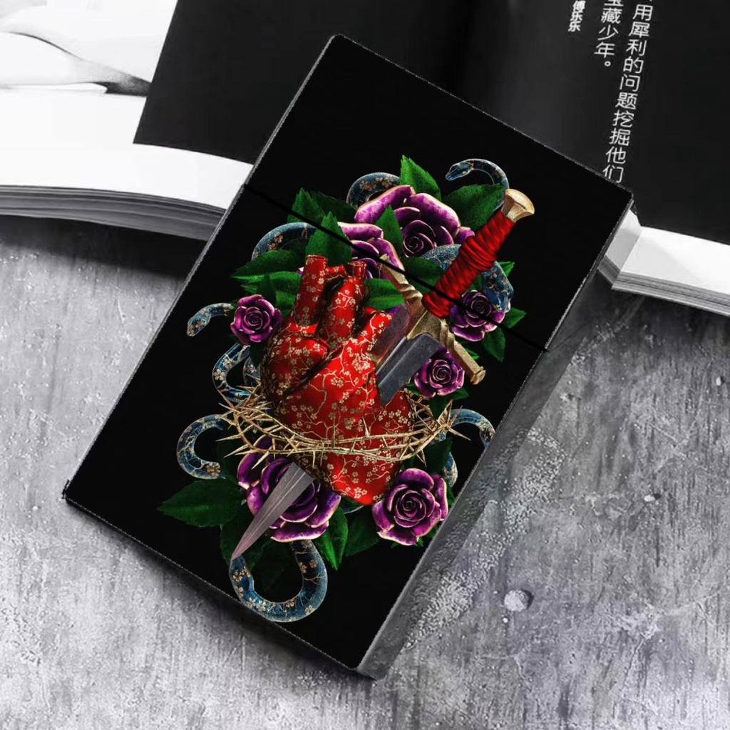Creative Skull Automatic Cigarette Case Anime Skull Plastic Thick ...