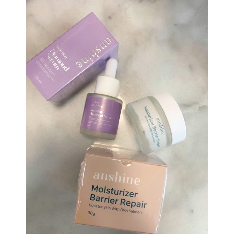 Booster Skin Package Glowing Serum Hydrating Diamond And Moisturizer ...