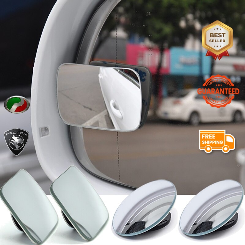 Car Mirror Blind side mirro Spot Auxiliary Mirror,Rear View Convex Wide ...