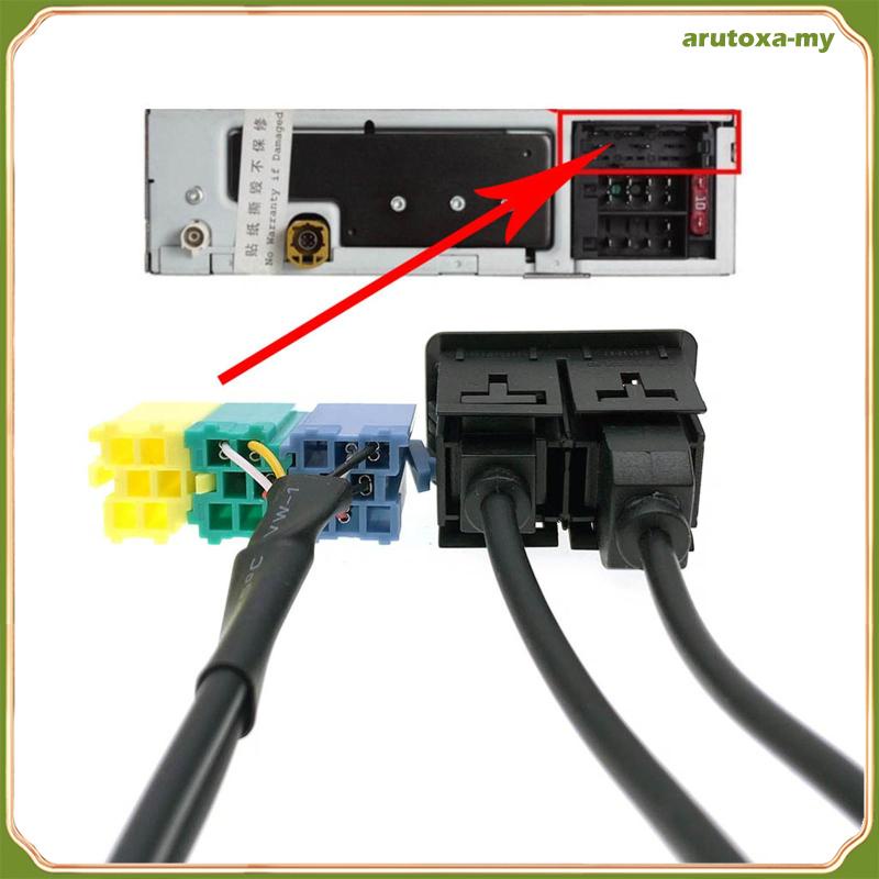 [ArutoxaMY] Car AUX Adapter Spare Parts Converter Socket 20 Pin Input Interface Harness | Shopee ...
