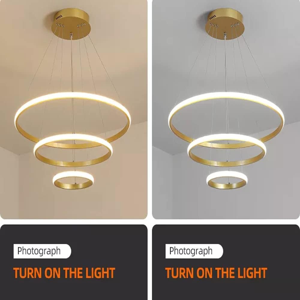 Luxury LED Chandelier Starry Sky Pendant Lamps Lampu Gantung Lampu ...