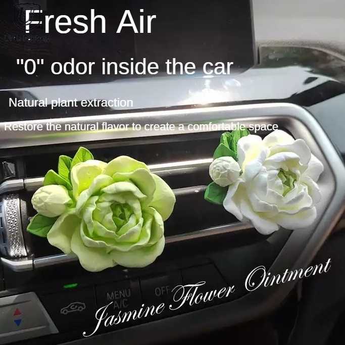 Floral Car Perfume Aroma Diffuser Stone Jasmine fragrance gypsum air ...