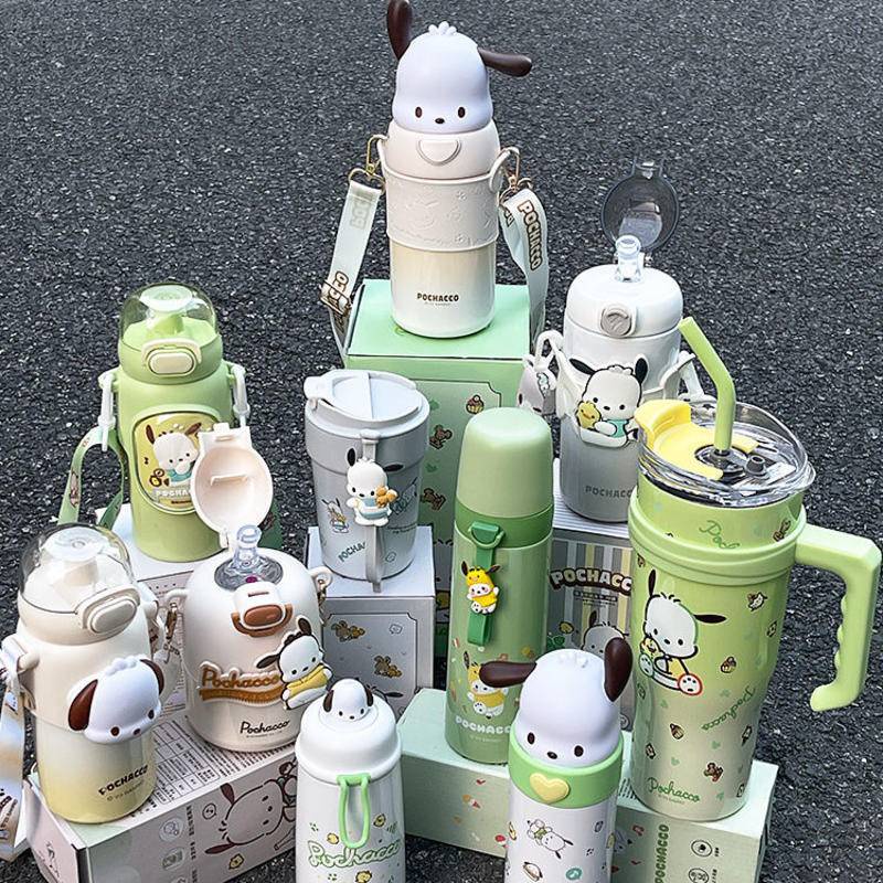 Sanrio Pacha Dog Thermos Cup 316 Stainless Steel Water Bottle Girls ...