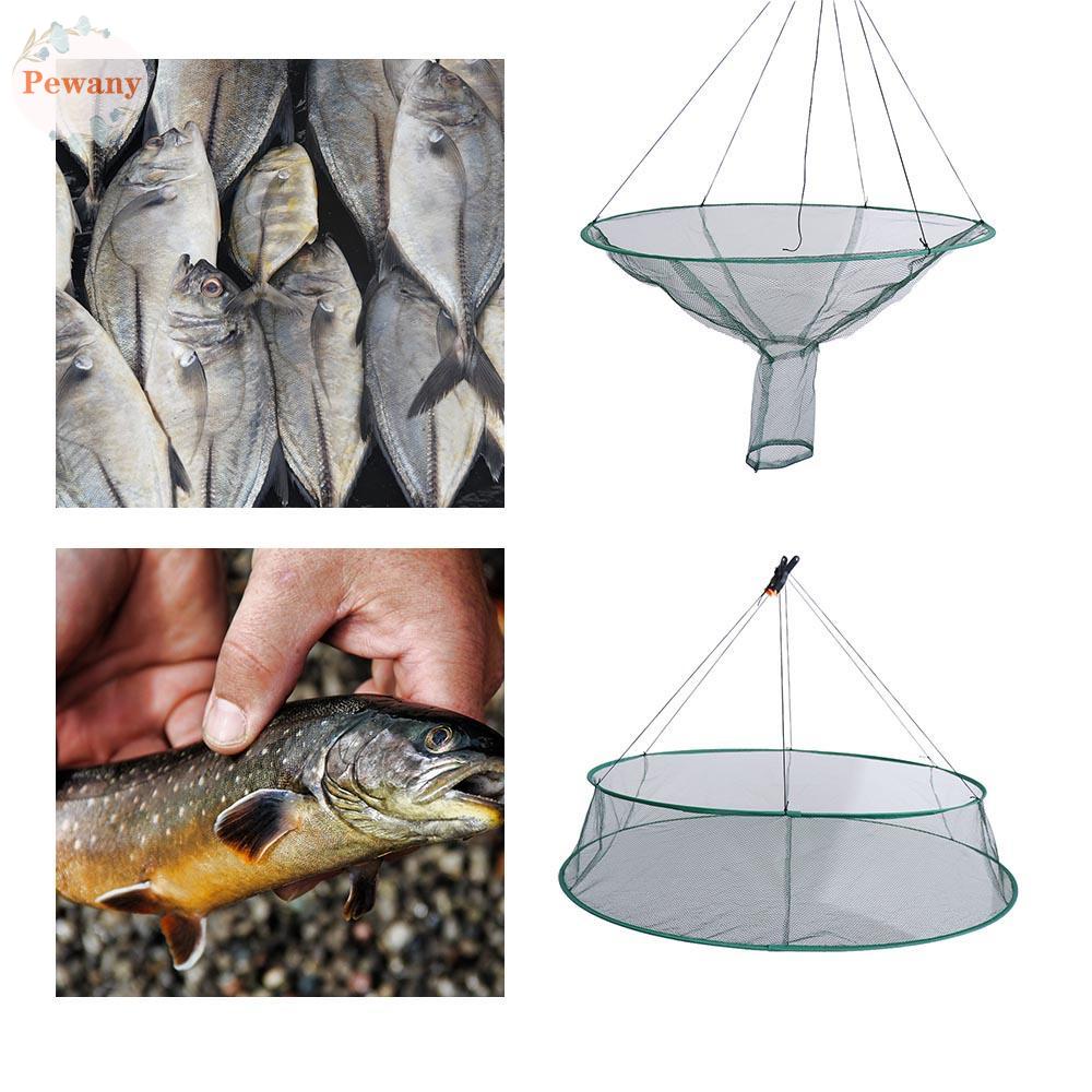 PEWANY Drop Fishing Foldable Small Mesh Prawn Bait Crab Netting For ...