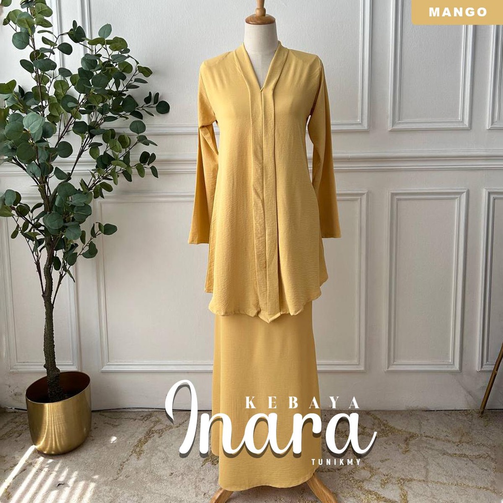 TUNIKMY BAJU KEBAYA INARA IRONLESS CLOTHING SET | Shopee Malaysia