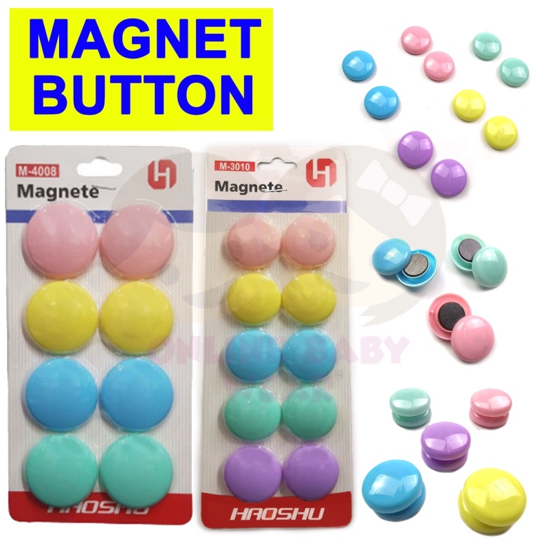 Colorful Round Magnetic Button Mini Fridge Magnets Round Magnetic ...