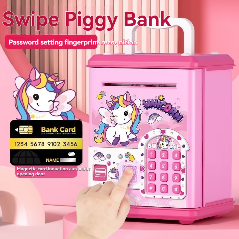 Tabung Kids Money Saving Box Bank Password Digital Money Fingerprint ...