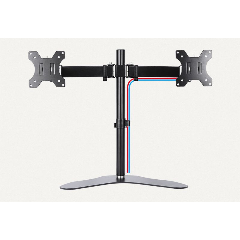 heightened computer monitor dual-screen bracket desktop lifting LCD ...