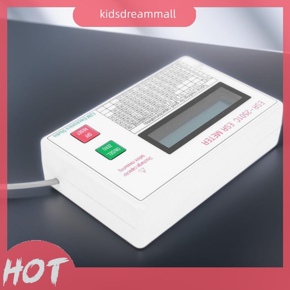 [KidsDreamMall.my] ESR DCR Tester LCD Display ESR Meter With Test Leads ...