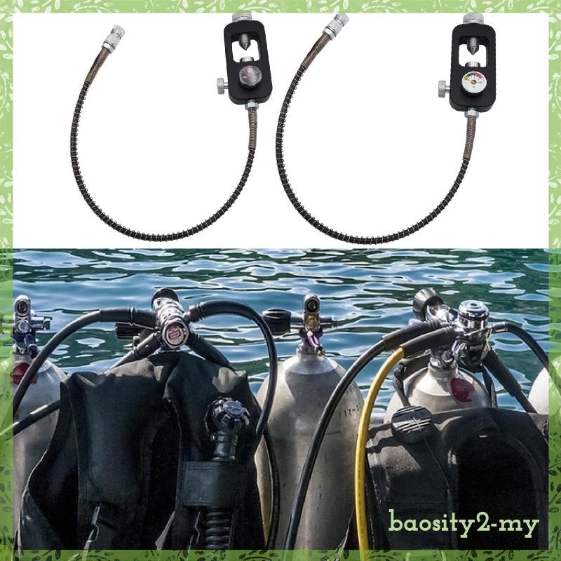 [BaositybbMY] Scuba Tank Adapter Connector Large Bottle to Small Bottle ...