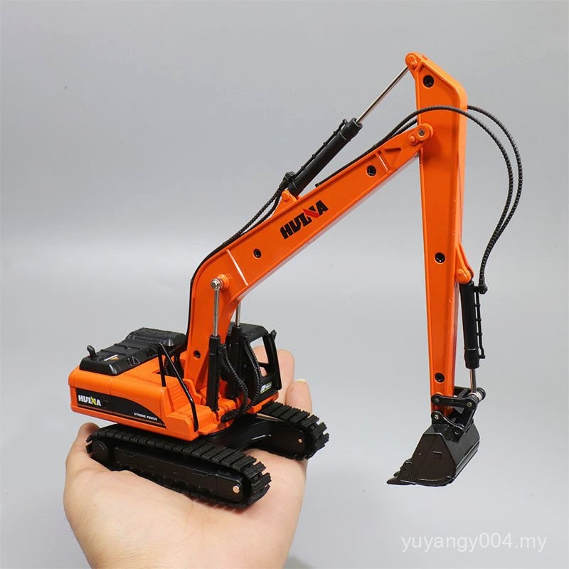 Long Arm Excavator Model Children Alloy Excavator Engineering Vehicle ...