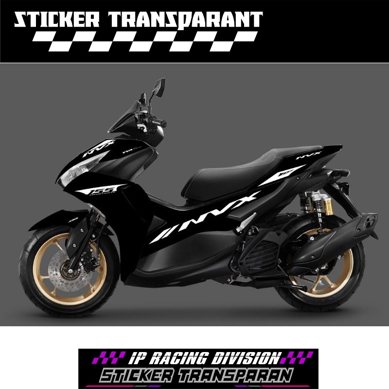 STRIPING STICKER ALL NEW AEROX CONNECTED NVX 155 MALAYSIA TRANSPARENT ...