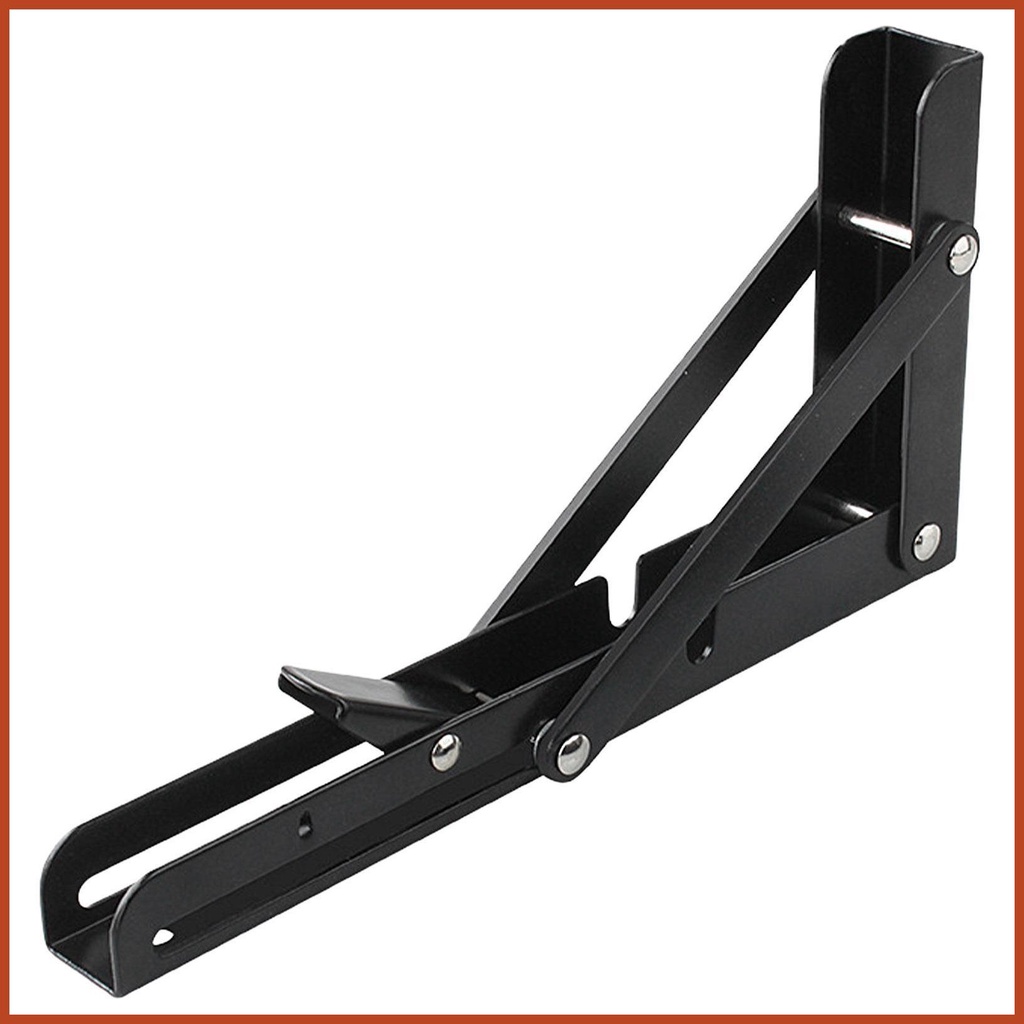 Folding Shelf Brackets Heavy Duty Metal Shelf Hinge Rack Wear-Resistant ...