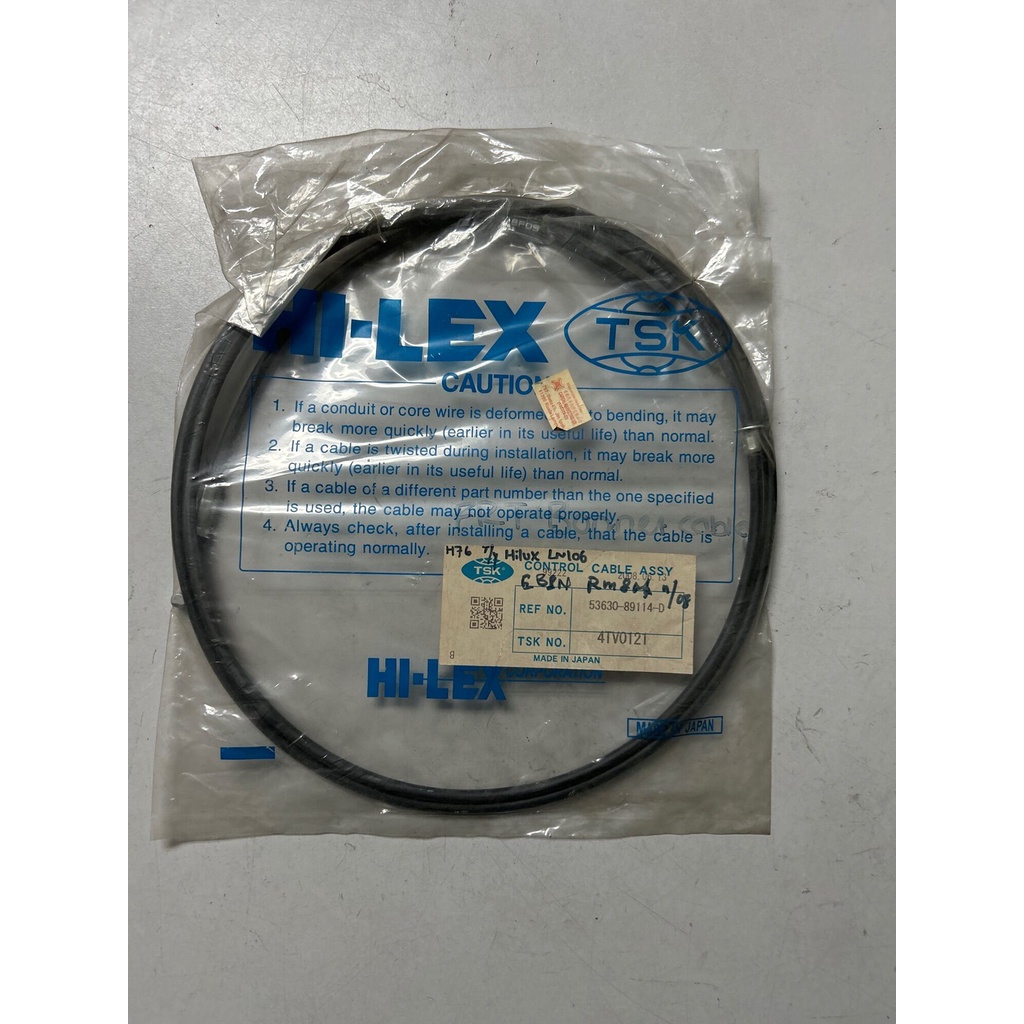 Tsk Japan TOYOTA HILUX LN65 LN106 LN107 Front Bonnet Cable 53630-89114 ...