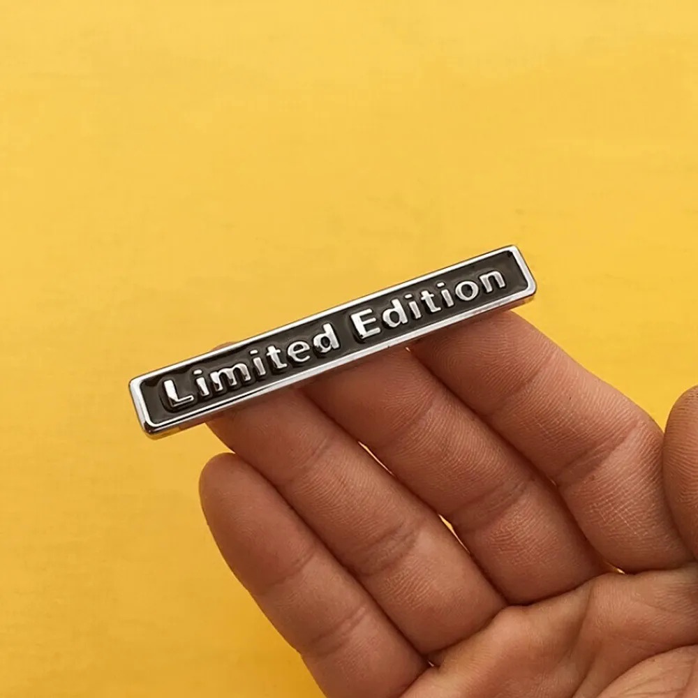 3D Chrome Metal Sticker Car Styling Limited Edition Emblem Badge ...