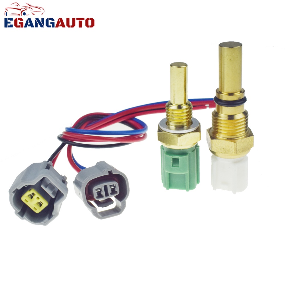 Radiator Coolant Fan Switch & Temperature Sensor W/ Plugs 4PCS Set For ...
