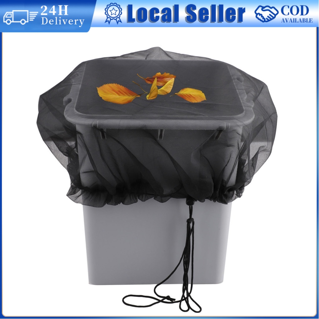 60CM Rain Barrels Mesh Cover Rain Water Collection Bucket Mesh Net ...