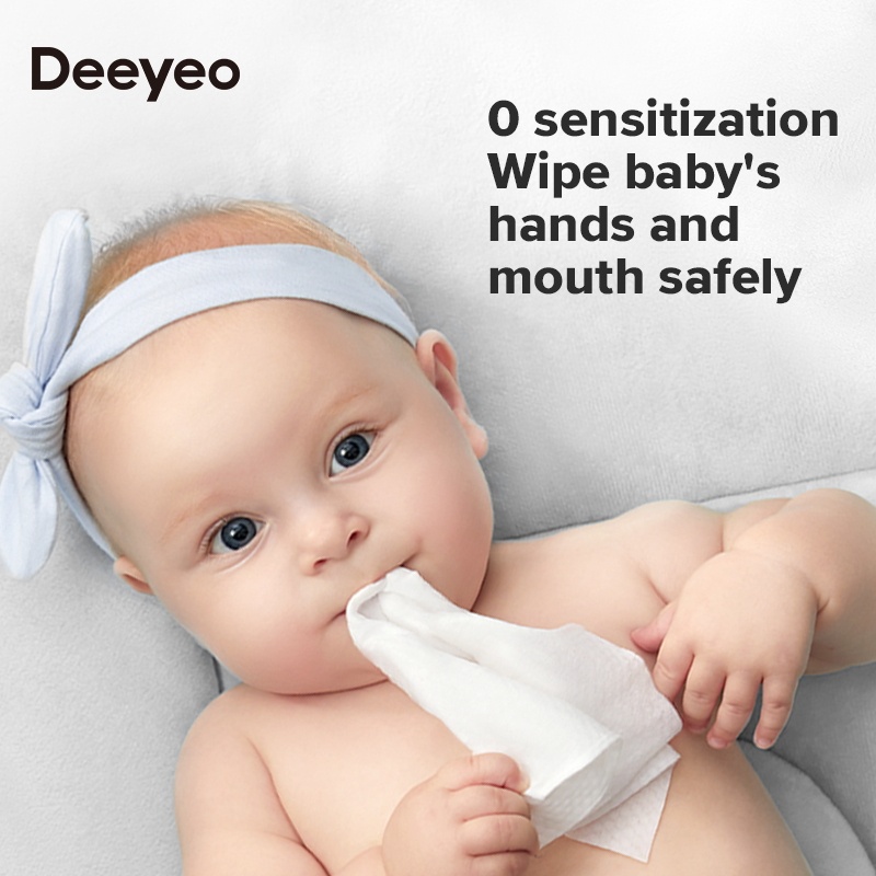 Deeyeo Baby Wet Wipes (80 Pcs x 5 Packs) | Shopee Malaysia