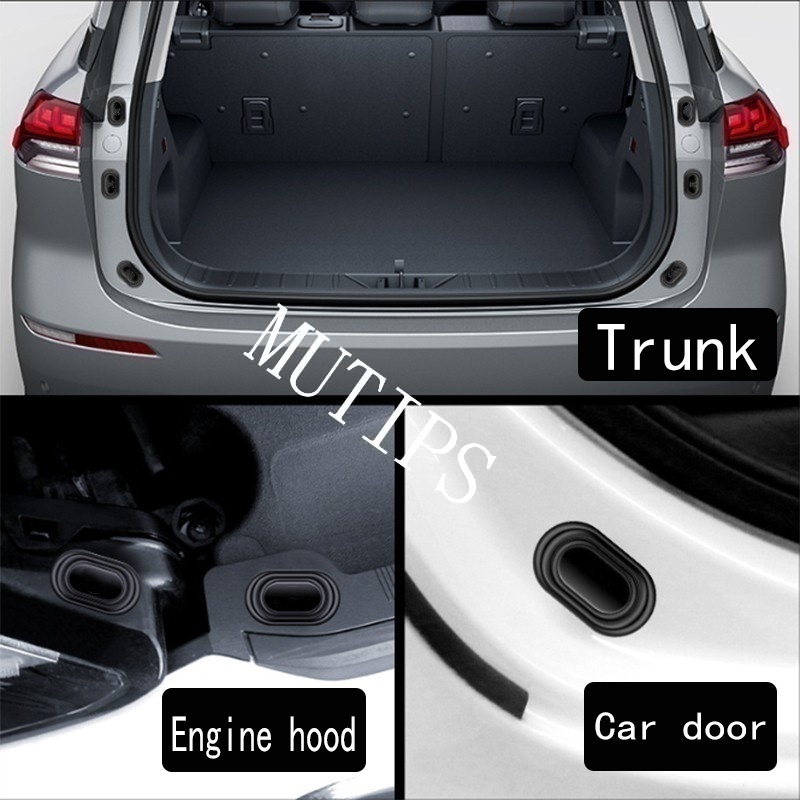 MG Car Upgrade Shock Absorber Gasket Sound Proof Switch Door Rubber ...