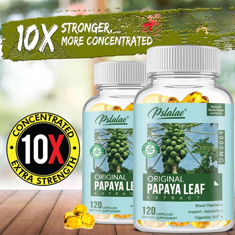 Papaya Leaf Extract - Supports platelet immunity and digestion - Non ...