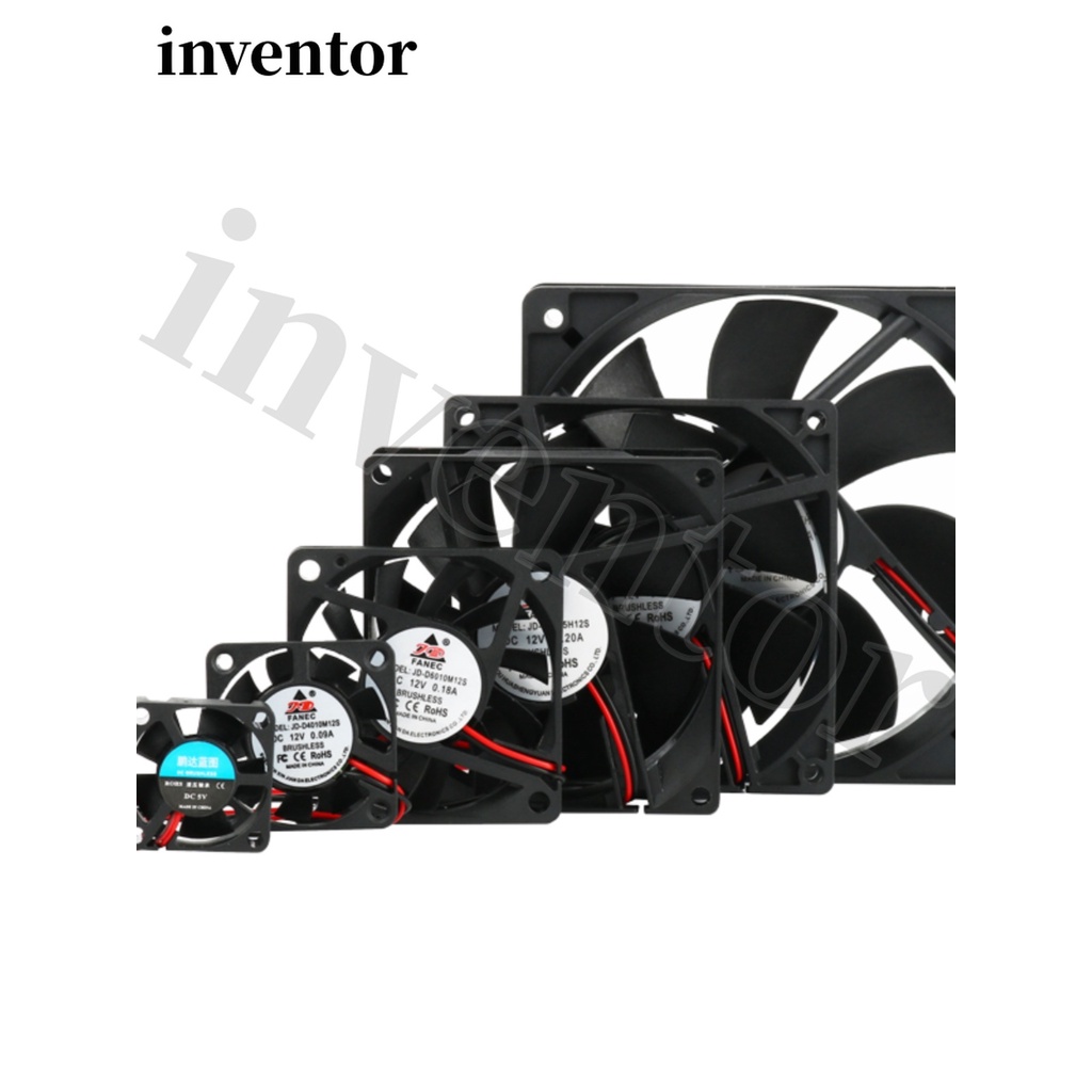 Small Fan Radiator 5V12V Computer Inverter Power Chassis CPU3cm4cm5cm6 ...