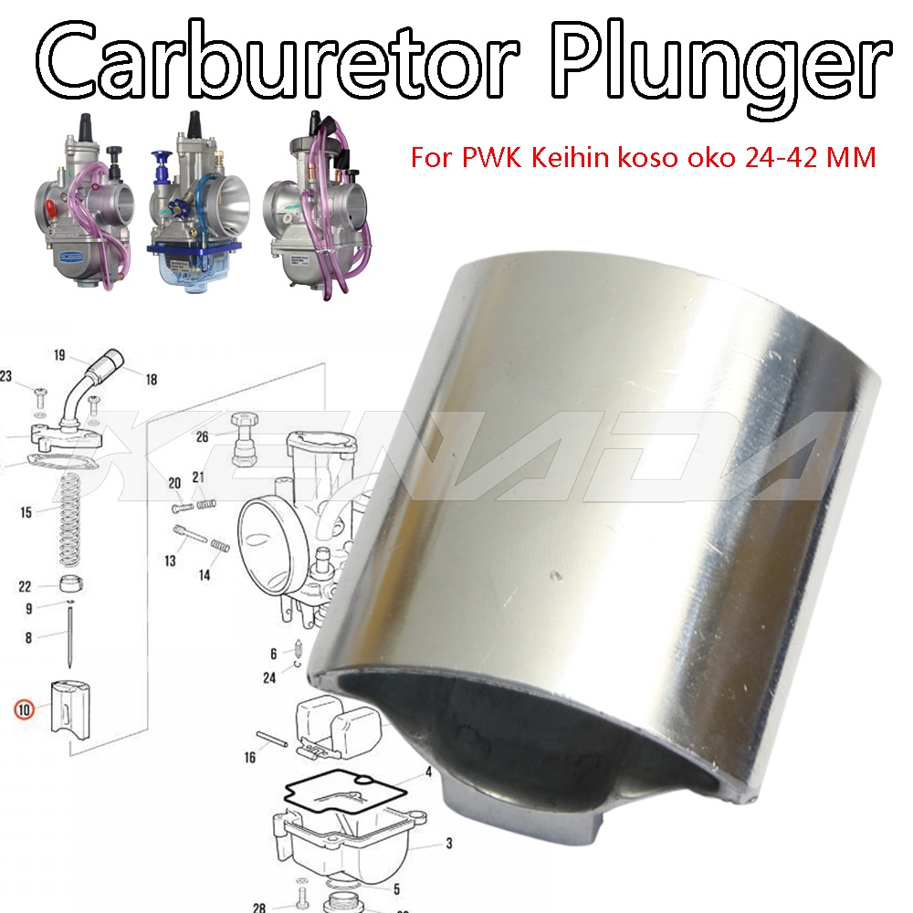 Valve Throttle Piston RACING Carburetor Pwk Power Jet Slide 24 26 28 30 ...