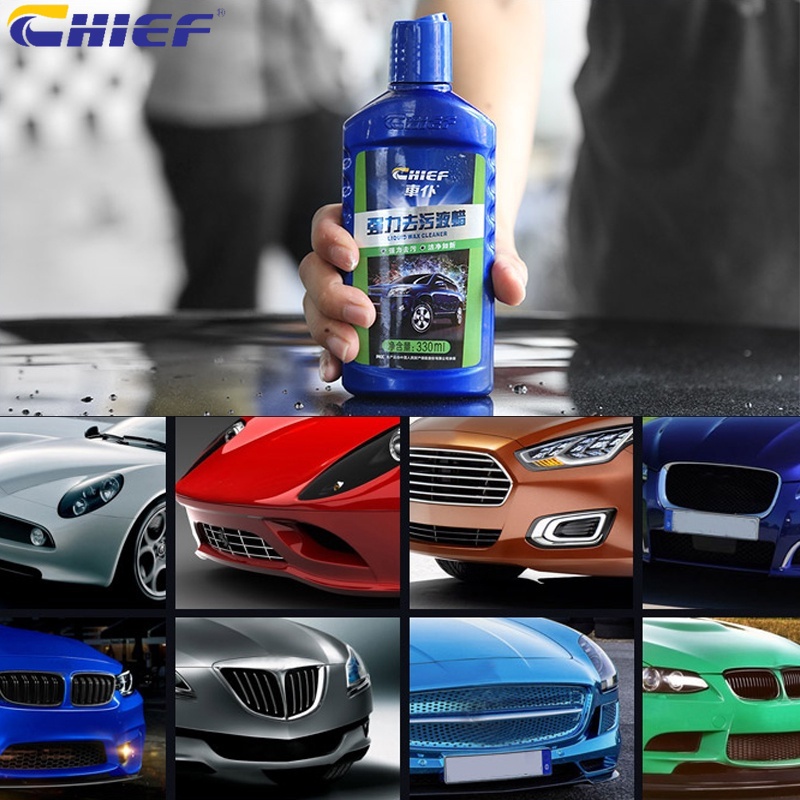 Chief 100% safe stain & watermarks remover wax remove white car Black ...