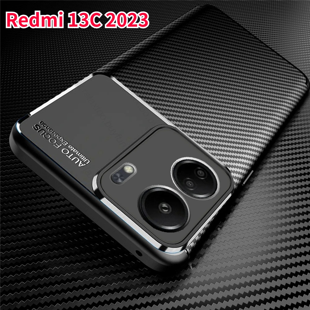 Redmi 13C 2023 Carbon Fiber Shockproof Casing For Redmi13C Redmi 13C ...
