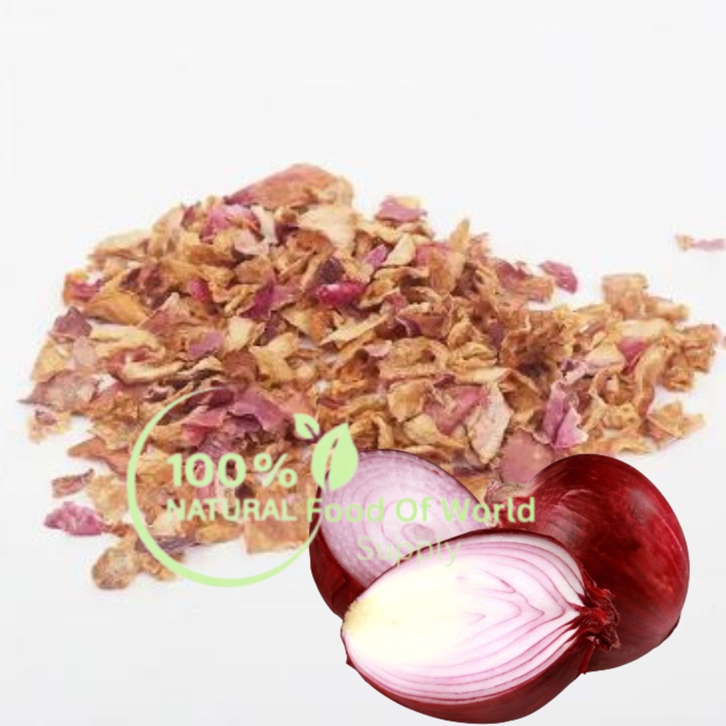 Red Onion Flakes 250g dried onion coarse minced red shallot powder 洋葱粒 ...