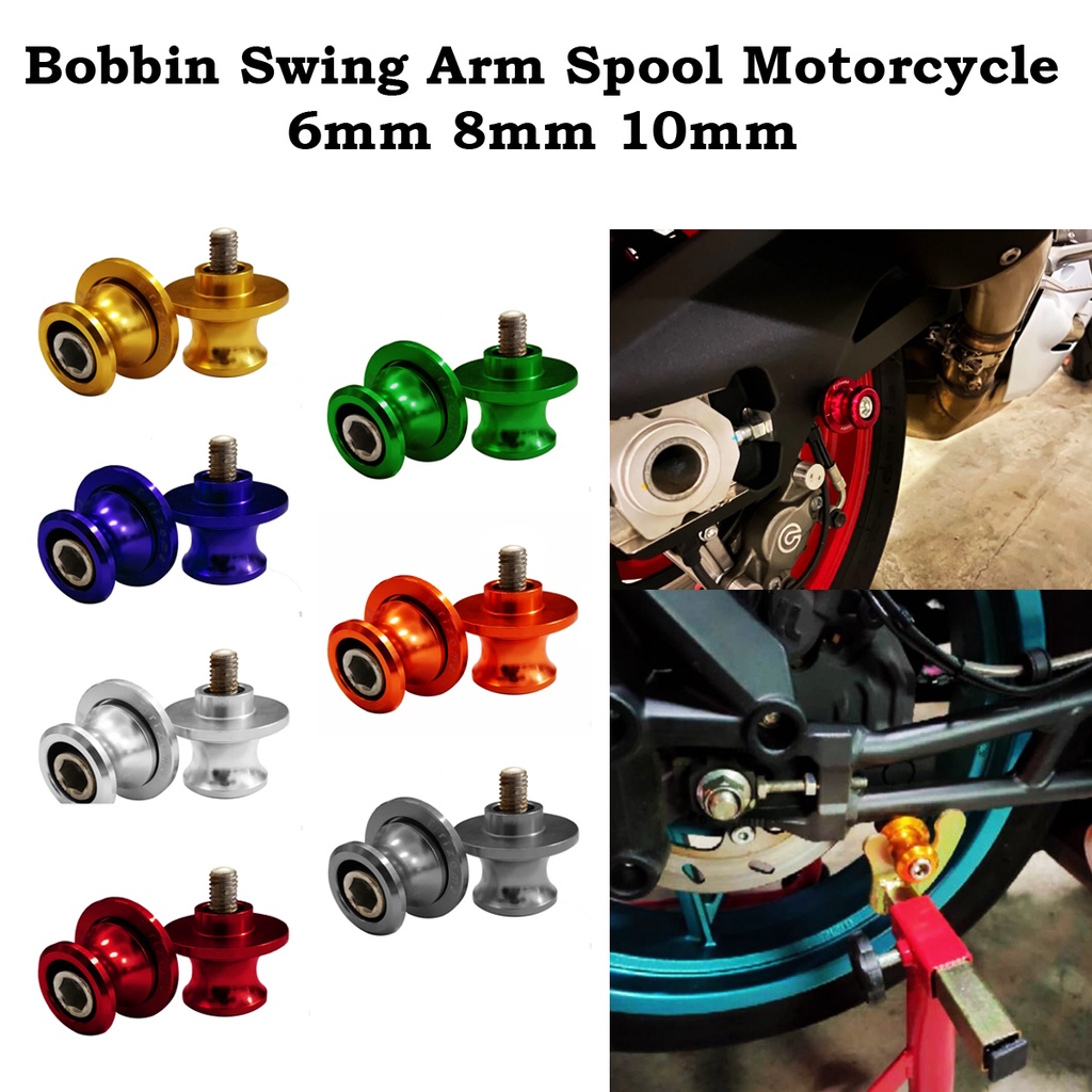 Bobbin Rizoma Swing Arm Spool 6mm 8mm 10mm Motorcycle | Shopee Malaysia