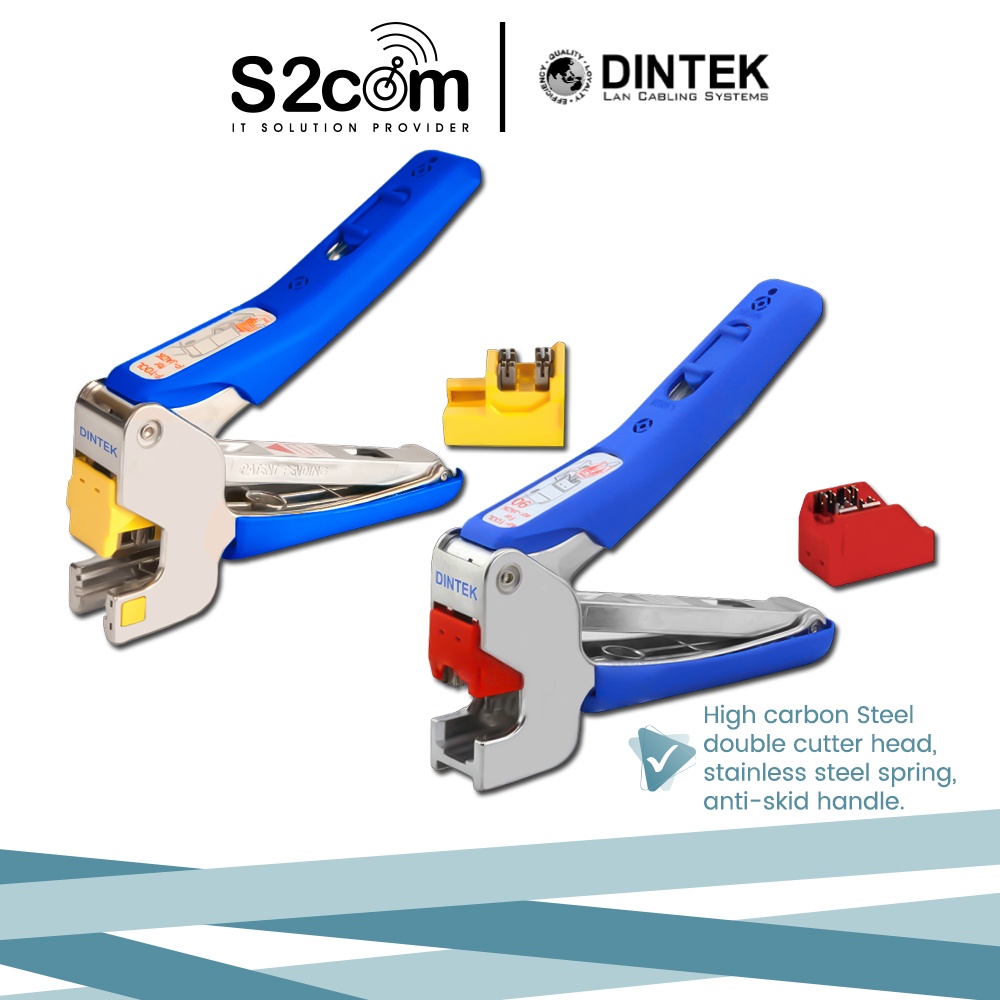 Dintek F-Type Vertical & E-Type Horizontal Ezi Tool For Cat5e Cat6 ...