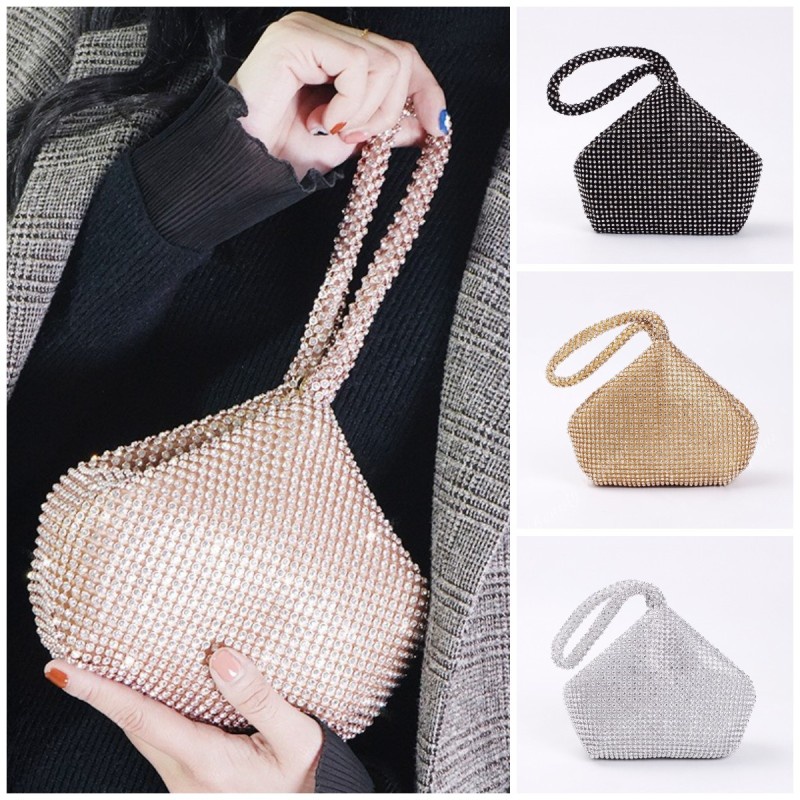 Dinner Bag with Diamond Inlaid Women's European and American Banquet ...