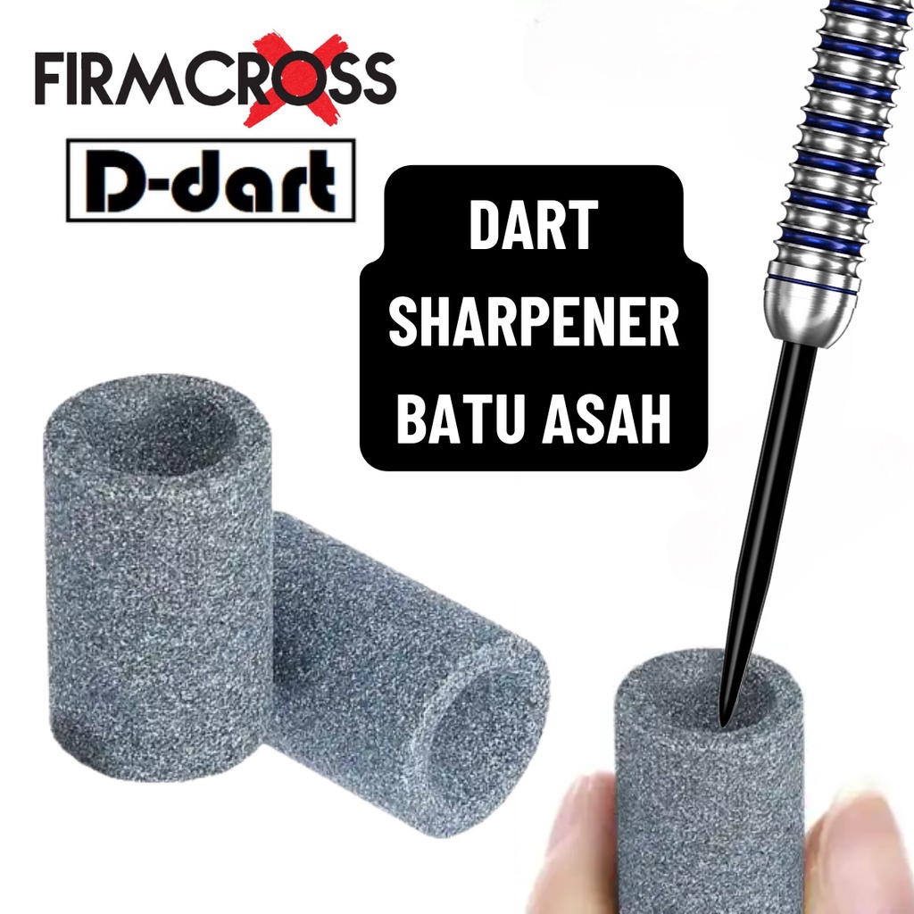 FIRMCROSS Dart Sharpener - 2 Sided Concave Design Sharpening Stone ...