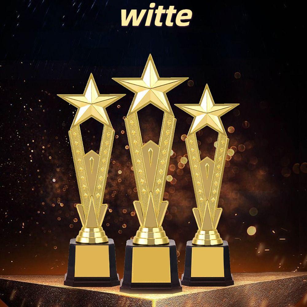 WITTE Award Trophy, Golden Star Reward Cup, Craft Souvenirs Plastic ...
