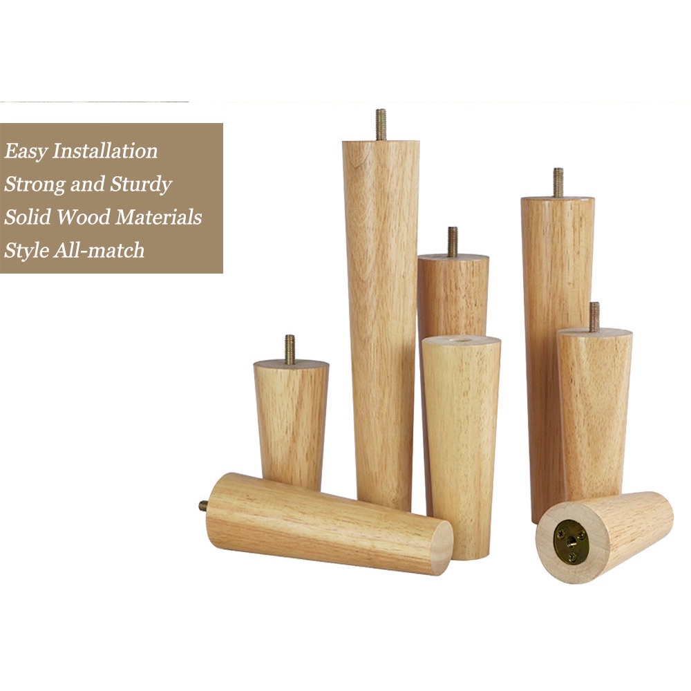 Solid wood sofa legs, screw wood legs, solid wood legs, TV cabinet legs ...