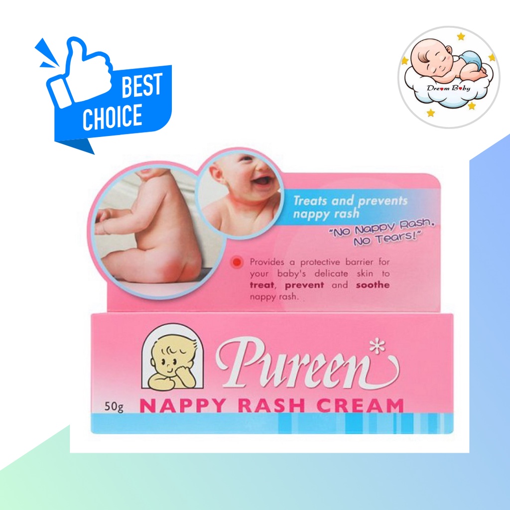 Pureen Nappy Rash Cream 50g | Shopee Malaysia
