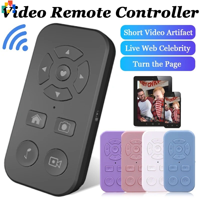 Creative Colorful Mini Video Camera Bluetooth Smart Remote Control ...