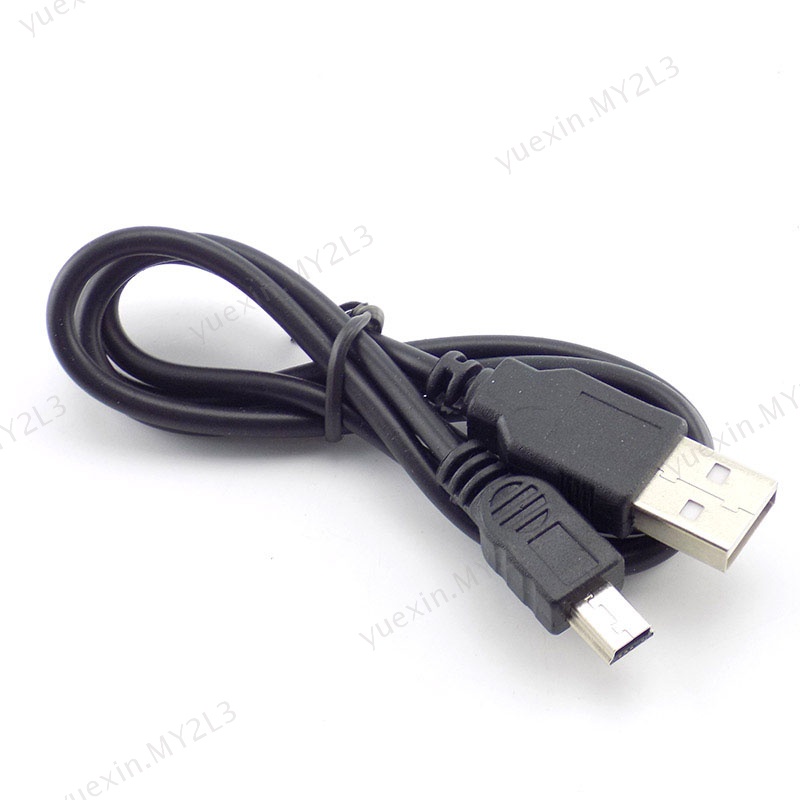 High-speed USB A Male to B Mini 5 Pin Sync Cable Connector Data Sync ...