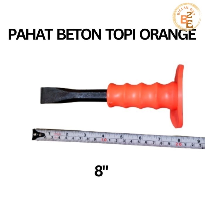 8 INCH ORANGE Hat Concrete Chisel Flat BETEL Wall Chisel Iron Stone B82 ...
