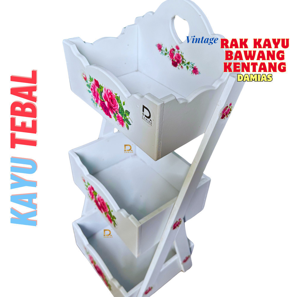 READY STOK‼️RAK BAWANG RAK 3 TINGKAT VANTAGE DIRECT KILANG | Shopee ...