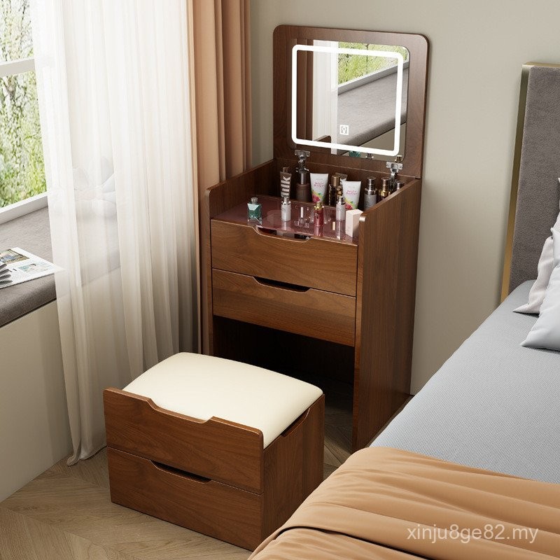 Modern Simple Small Apartment Dressing Table Small Bedroom Integrated ...