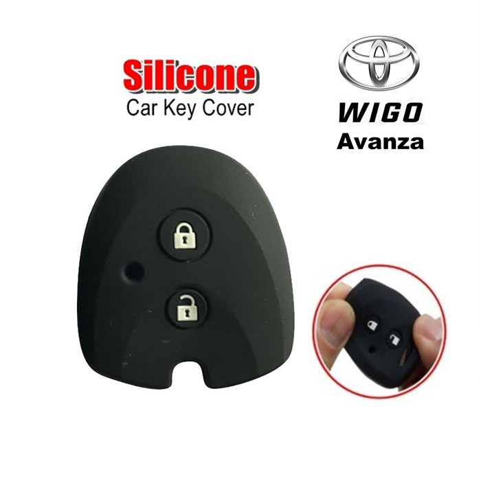 Toyota Wigo And Avanza 2015-2019 Remote Key Silicone Cover Casing ...