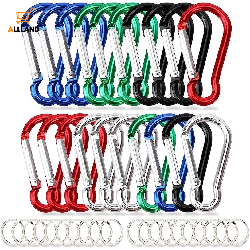 [Favorite] Heavy Duty D Shape Keychain Clip Carabiner/ Heart Shaped Key ...