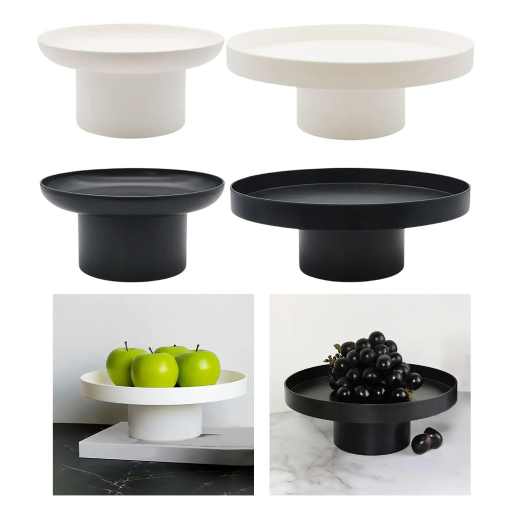 Round Stand Tray Tablw Dessert Fruit Breat Nut Cupcake Plate Table Tray ...