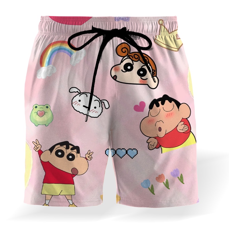 Men's Summer Crayon Shin-chan Shorts | Shopee Malaysia