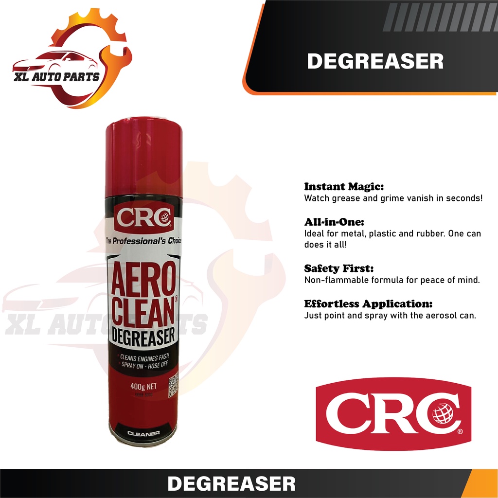 [CRC] AEROCLEAN DEGREASER 400G | Shopee Malaysia