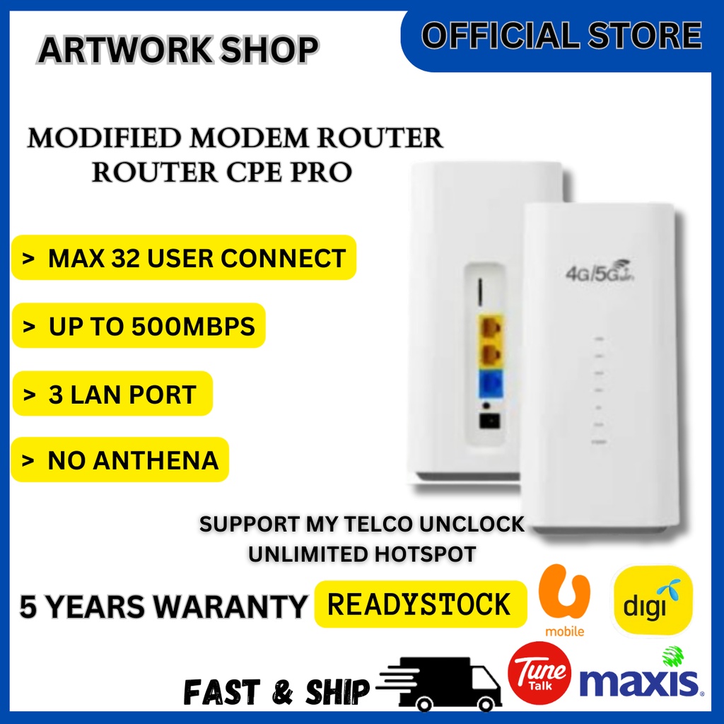 WiFi Router Sim Card Modem 4G Pro CPE PRO 2IN1 B628-265 LTE Cat12 Up To ...